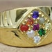 Handmade Navaratna 9 Stone Ring: Gold Plated Sterling Silver - Etsy