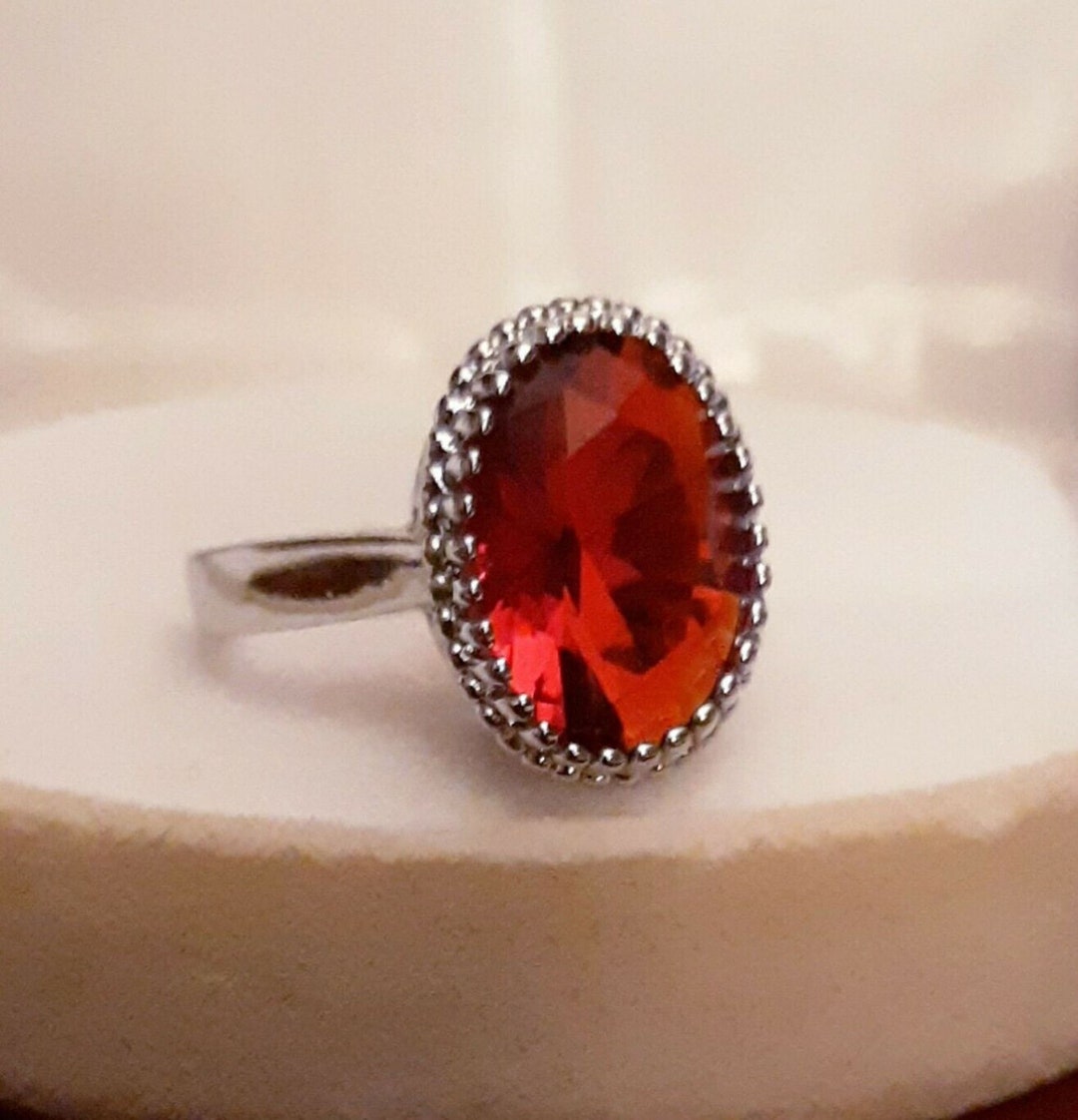 Natural 8 Carat Ruby, 925 Sterling Silver, Handmade Ring for Men and ...
