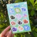 Orange Meow Milk Vinyl Sticker Kawaii Cat - Etsy
