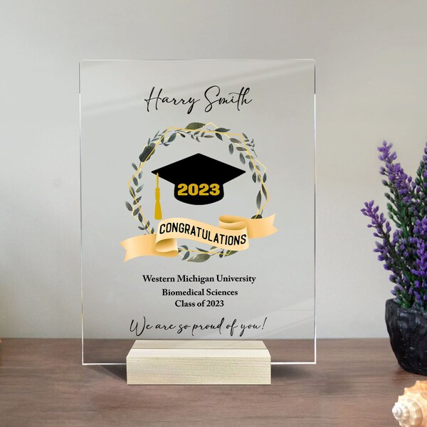 Graduation Plaque - Etsy