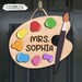 Personalized Art Teacher Sign, Art Teacher Doorsign, Gifts for Art ...