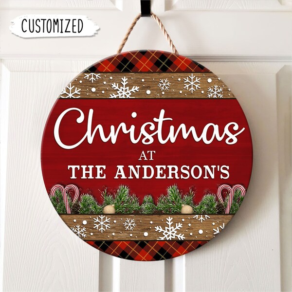 Christmas Door Signs - Etsy