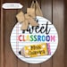 Home Sweet Classroom Personalized Classroom Door Sign 3D - Etsy