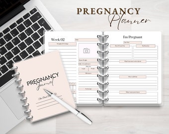 Pregnancy Planner Printable, Printable Pregnancy Journal, Expecting Mom ...