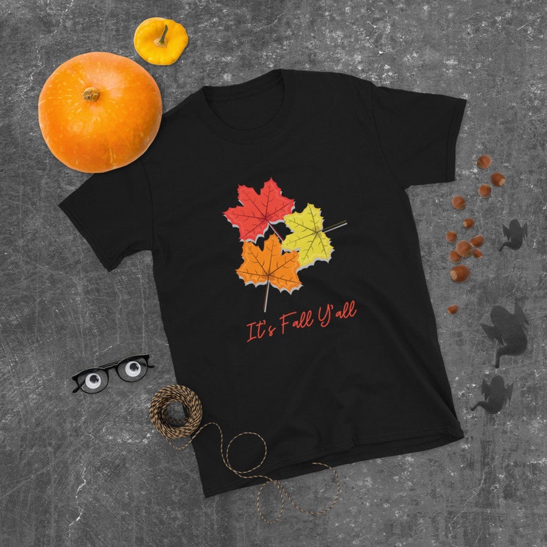 Unisex Fall Tshirts, Fall Shirts Women, It's Fall Y'all Pumpkin Shirt ...