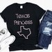 Texas Princess T-shirt, Texas Princess Tee, Texas Princess, Texas Shirt ...