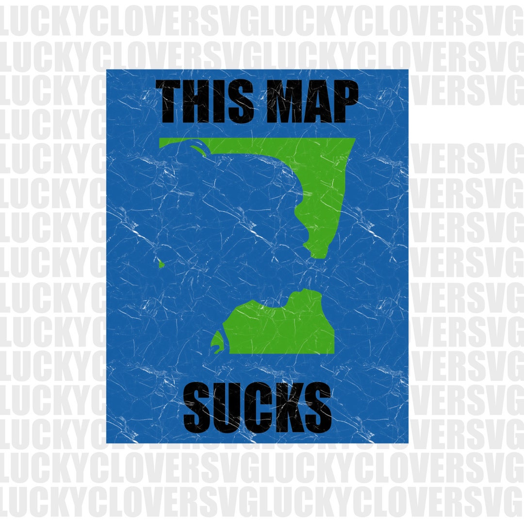 This Map Sucks Svg. Adult Humor Svg - Etsy
