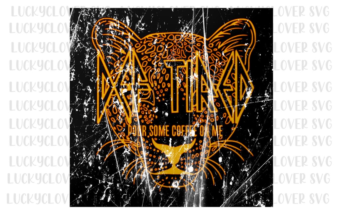 Def Tired Svg. Pour Some Coffee on Me Svg. Coffee Svg - Etsy
