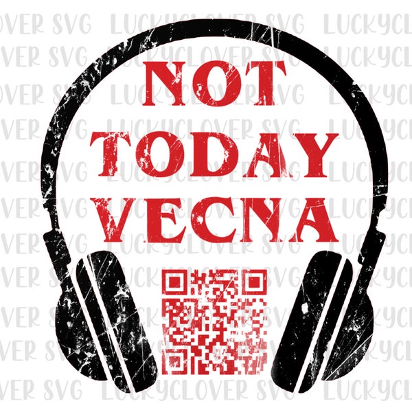 Not Today Vecna Svg - Etsy