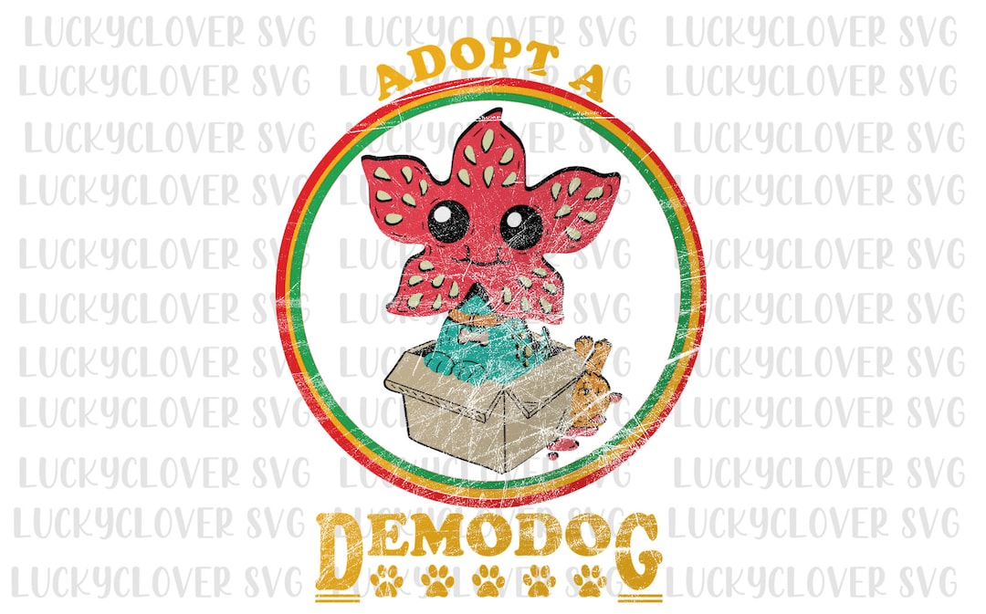 Demodog Svg. Adopt a Demodog Svg. Stranger Things Svg - Etsy