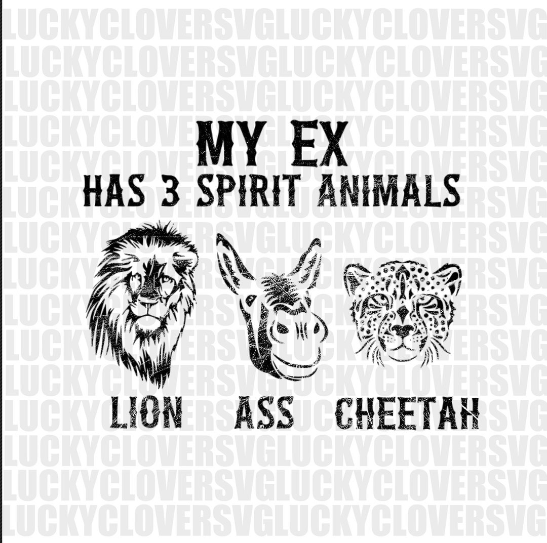 Lion Ass Cheetah Svg. Ex. Cheater Svg - Etsy UK