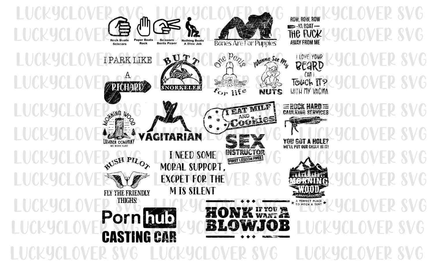 18 Naughty Svg Files. Adult Humor Bundle Svg - Etsy