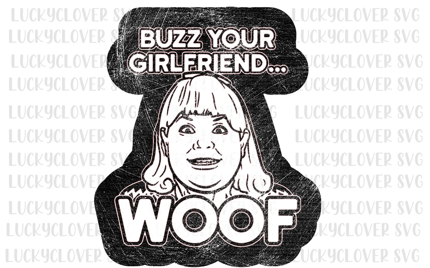 Buzz Your Girlfriend, Woof Svg. Christmas Svg. Funny Shirt. Ugly ...