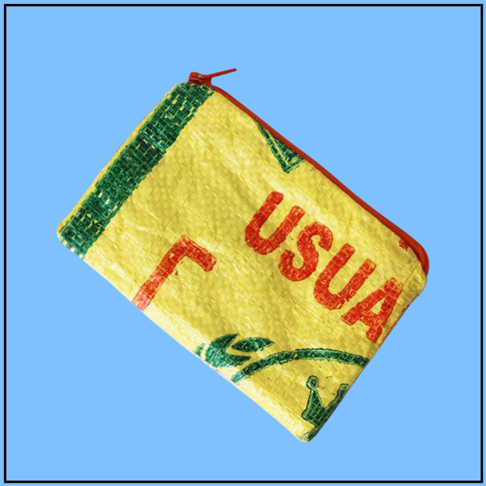 Rice Sack Purse 5 Colors Recycled Rice Sack Bag Handcrafted Upcycled ...