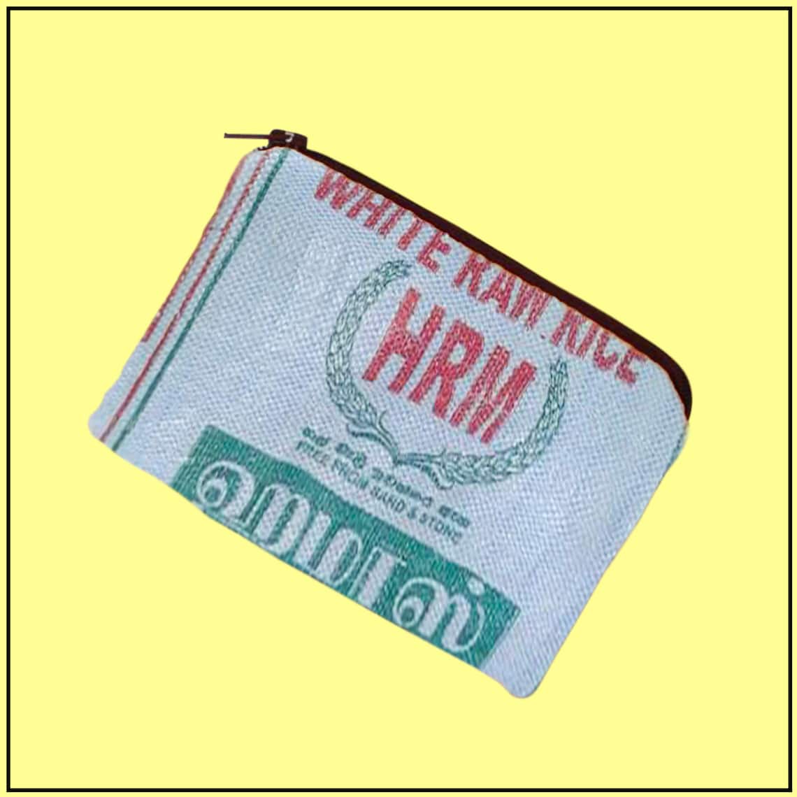 Rice Sack Purse 5 Colors Recycled Rice Sack Bag Handcrafted - Etsy