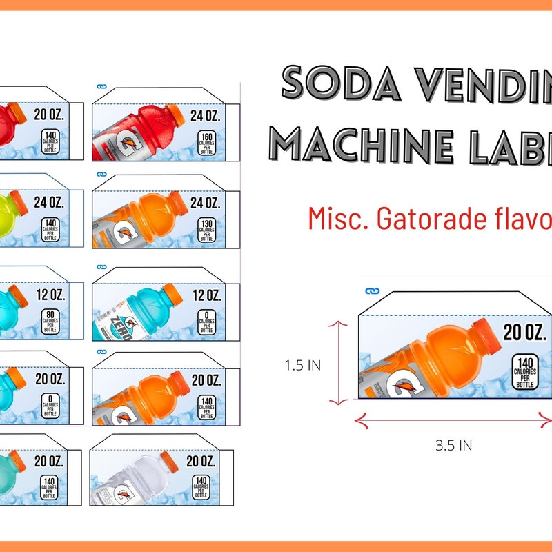 Gatorade Label - Etsy