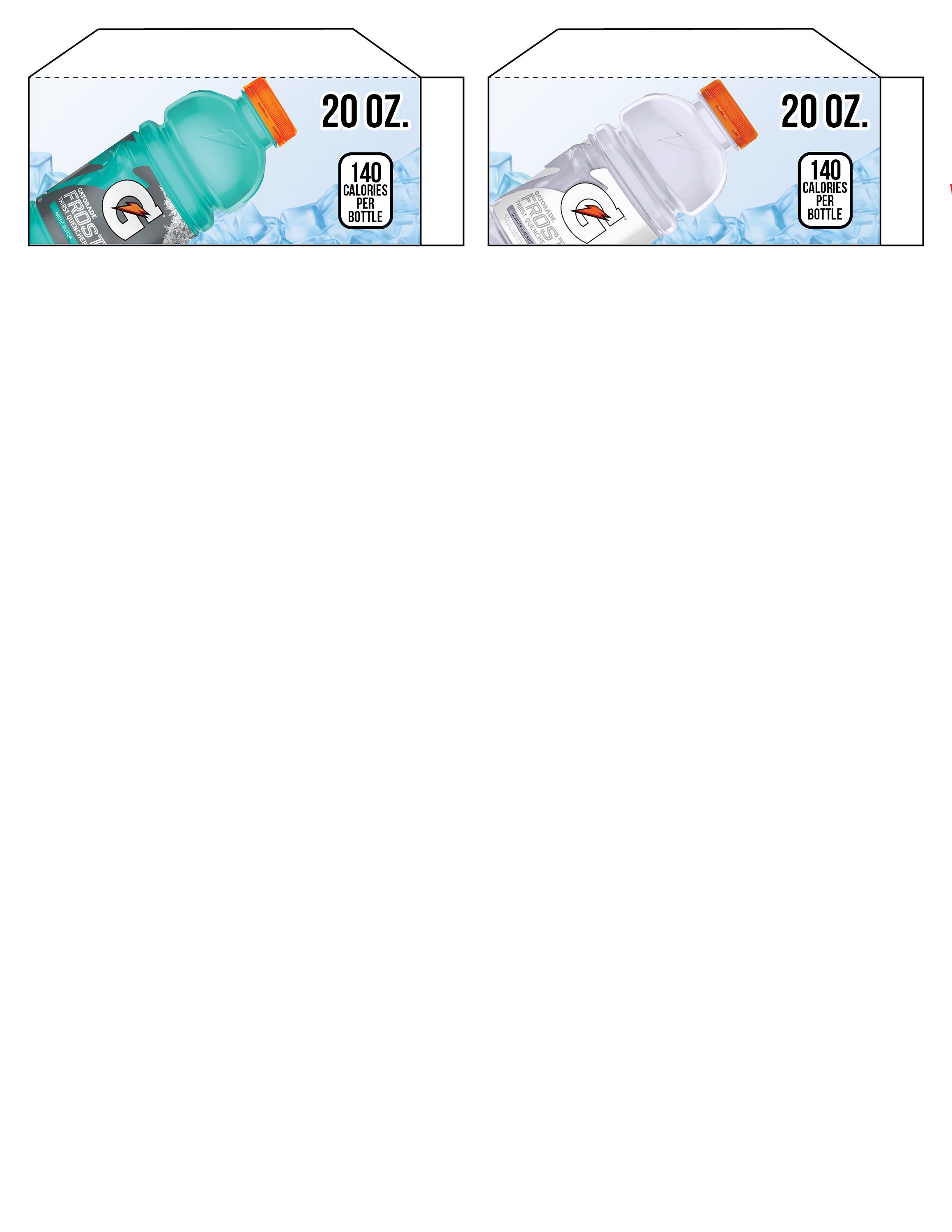 10!!! GATORADE Vending Machine 16 Oz BOTTLE Label (flavor Strip ...