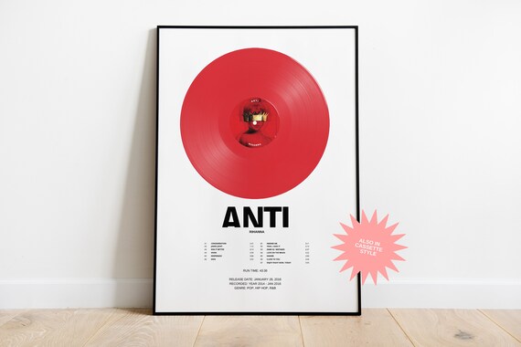Rihanna- Anti (RED) Vinyl (NEW!) - www.mstexaustralia.com