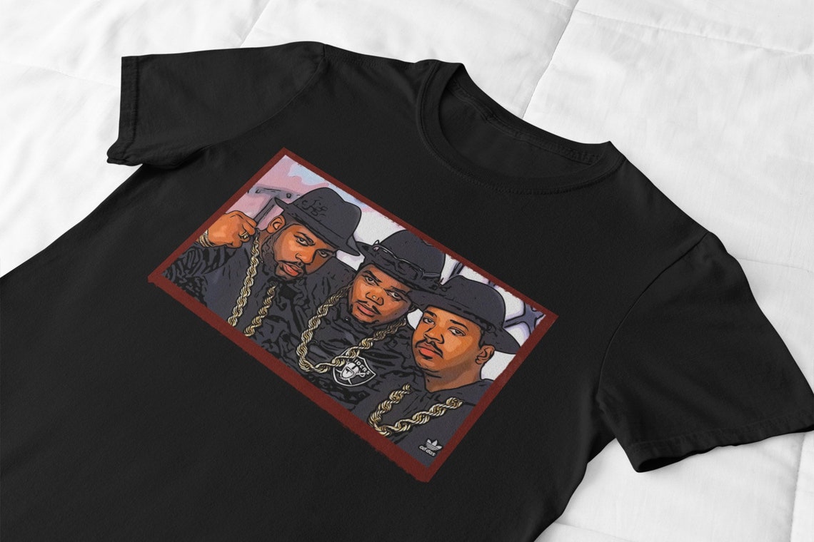 Run DMC Cartoon Short Sleeved T-shirt | Etsy