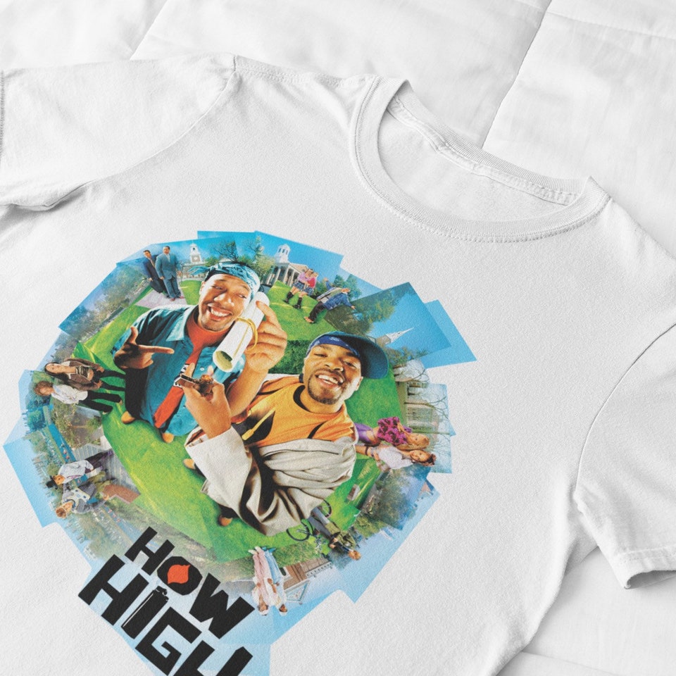 How High Method Man And Redman 2001 Comedy Movie T-Shirt Designed ...