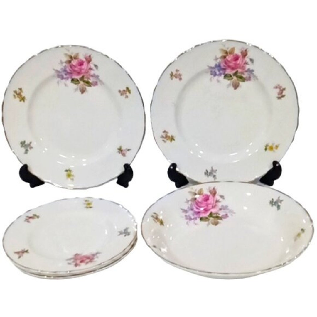Vintage A.J. Wilkinson Ltd Royal Staffordshire Pottery 6 Pcs - 5 Plates ...