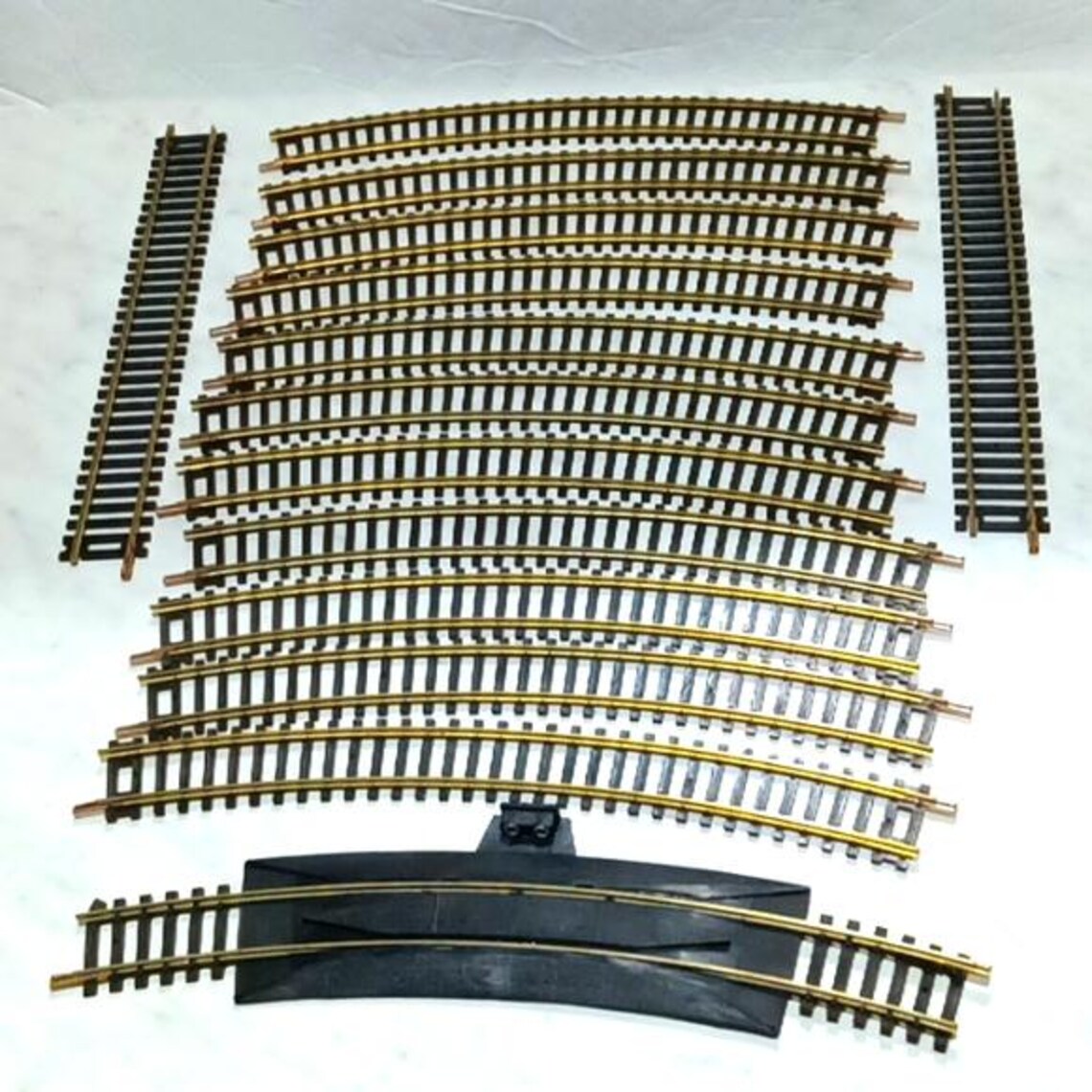 Vintage Bachmann HO Scale 44-1779 Track Set 13 Curves, 1 Straight, 1 ...