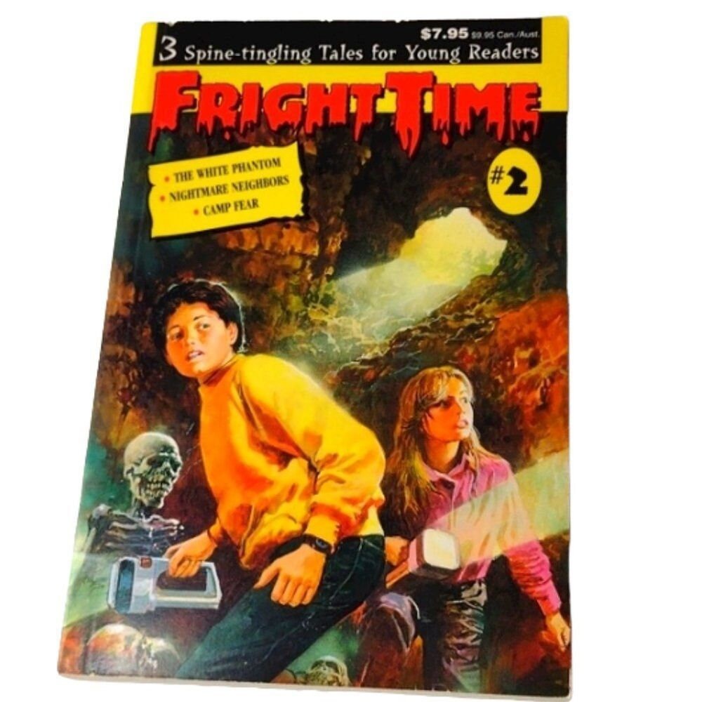 Vintage 1995 Lot of 5 Fright Time Kids Books With 3 Spine Tingling ...