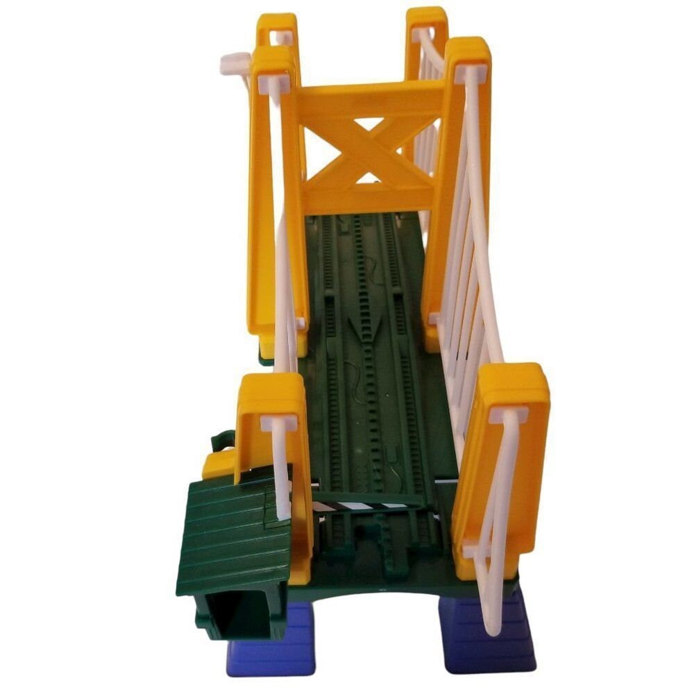 Fisher-price Geotrax Blue & Yellow Sky High Suspension Bridge C5216 ...