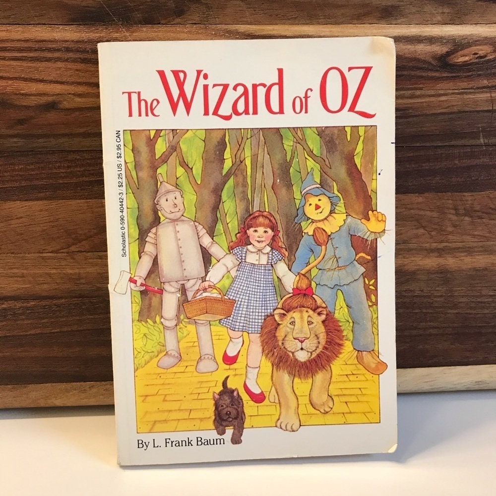 Vintage 1958 Wizard of Oz Book Young Adult Fiction - Etsy