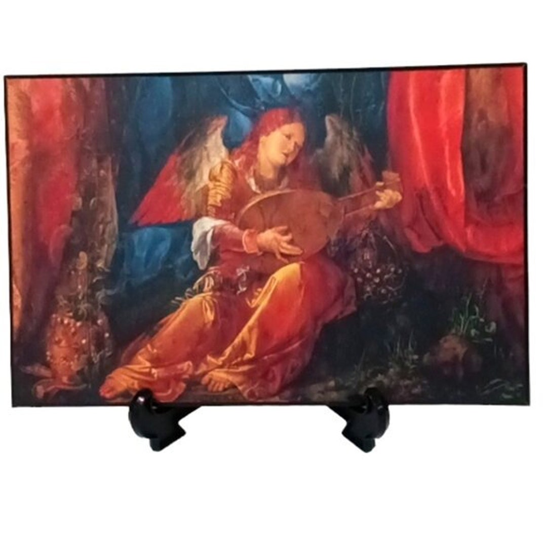 Music Making Angel From the Feast of the Rosary by Albrecht Durer Art ...