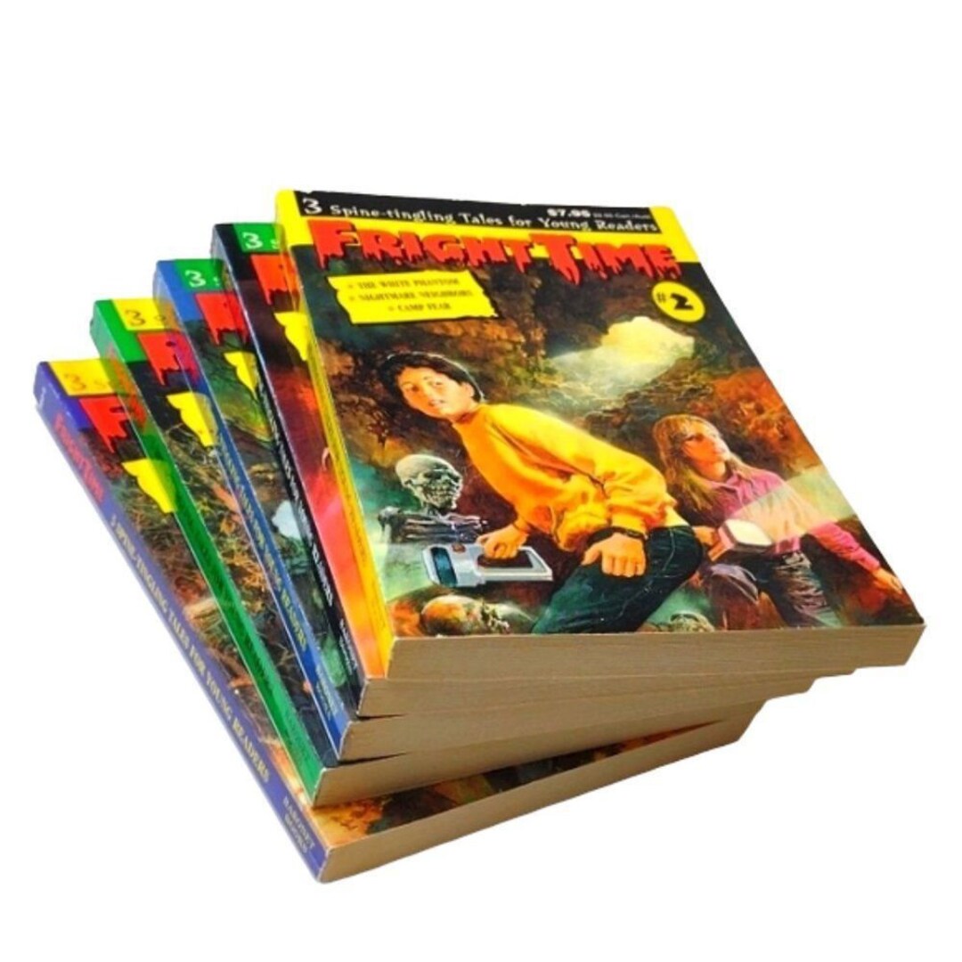 Vintage 1995 Lot of 5 Fright Time Kids Books With 3 Spine Tingling ...