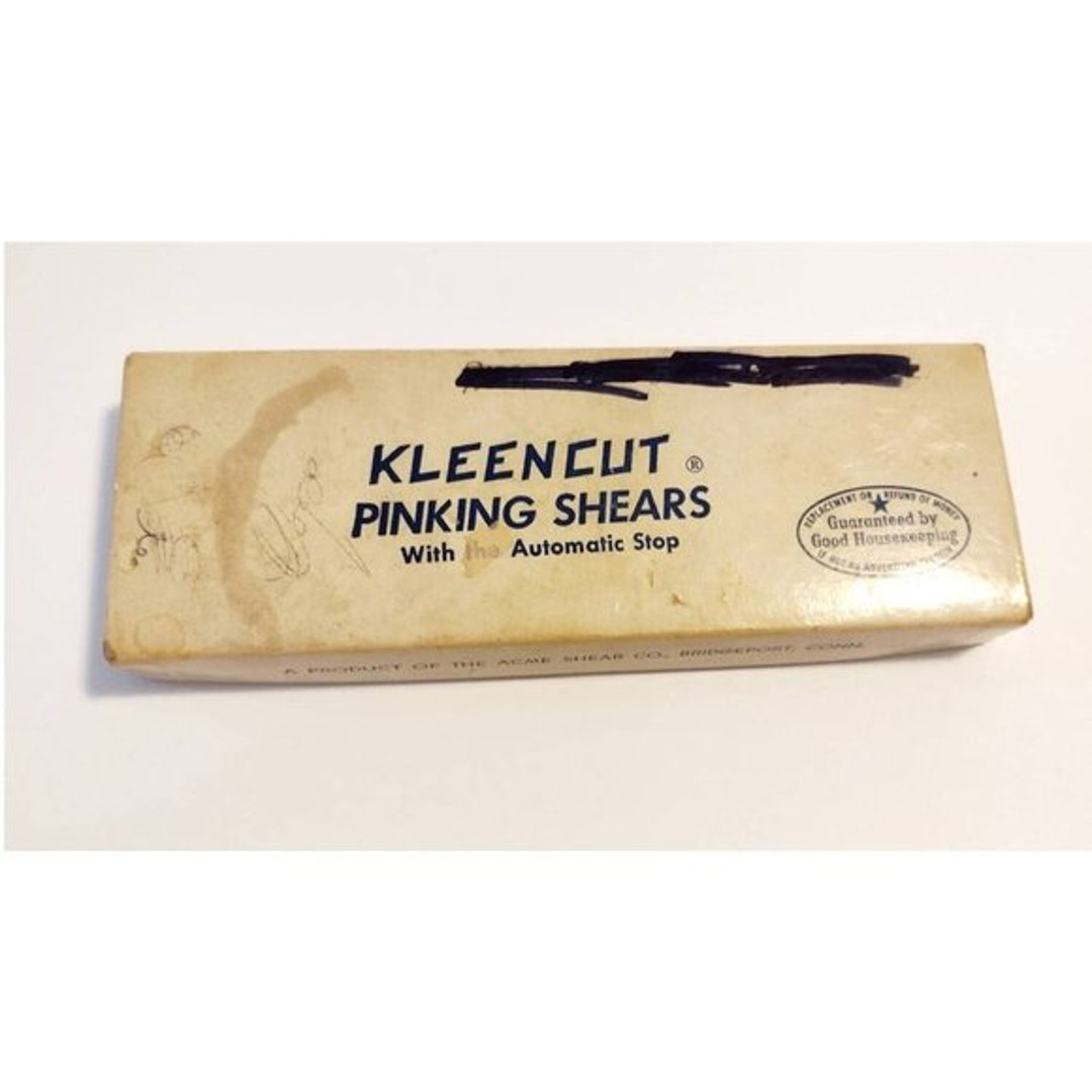 Vintage Acme Shear Co. Kleencut Pinking Shears Good Housekeeping Seal ...