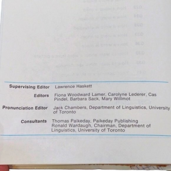 HC Book the Canadian Dictionary for Children Collier Macmillan Canada ...