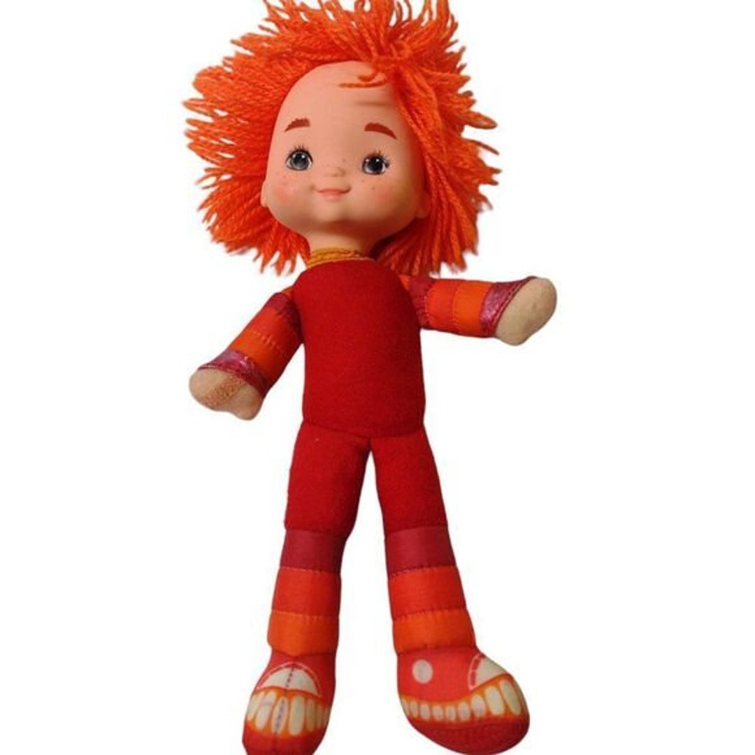 Vintage rainbow Brite RED BUTLER 10" Boy Doll No Clothes - Etsy