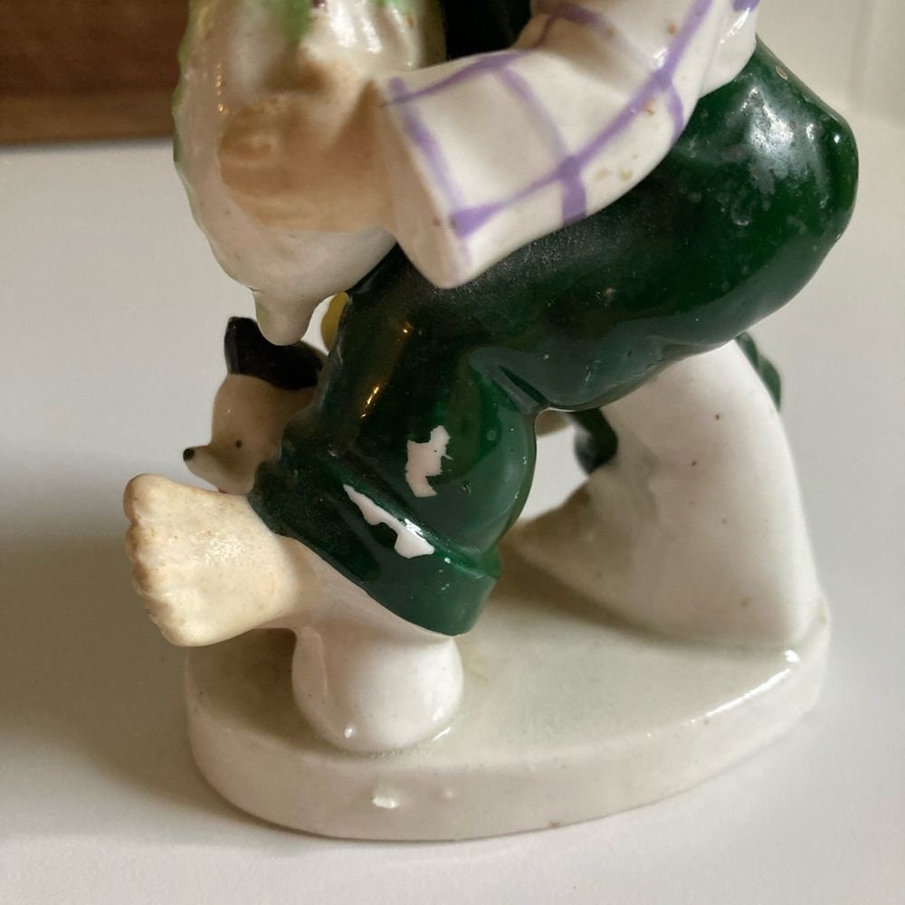 Vintage Grantcrest Japan Porcelain Boy Figurines - Etsy