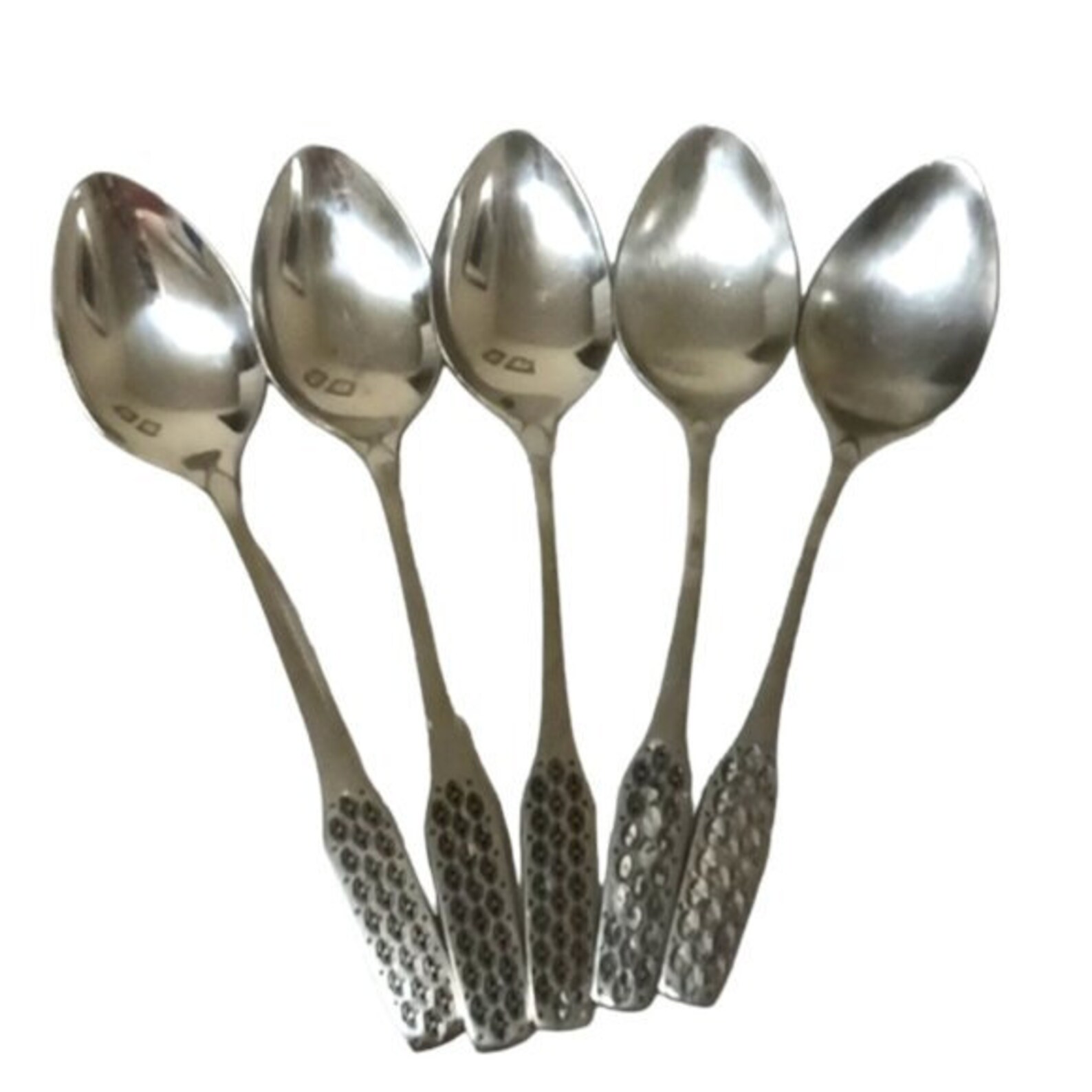 Vintage 1970s Viners 'shape' Stainless Steel Table Spoons Set of 3 & 2 ...