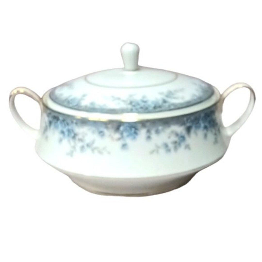 Vintage Noritake Philippines Avalon 3390 Lidded Vegetable Serving Bowl ...