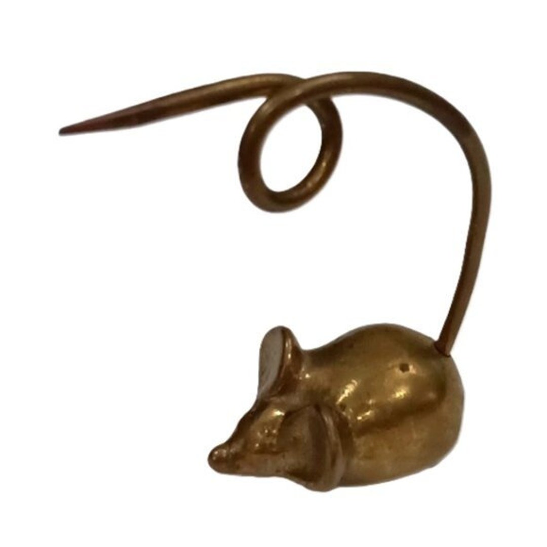 Vintage Solid Brass Mouse Paperweight by Riverside Brass New Hamburg ON ...