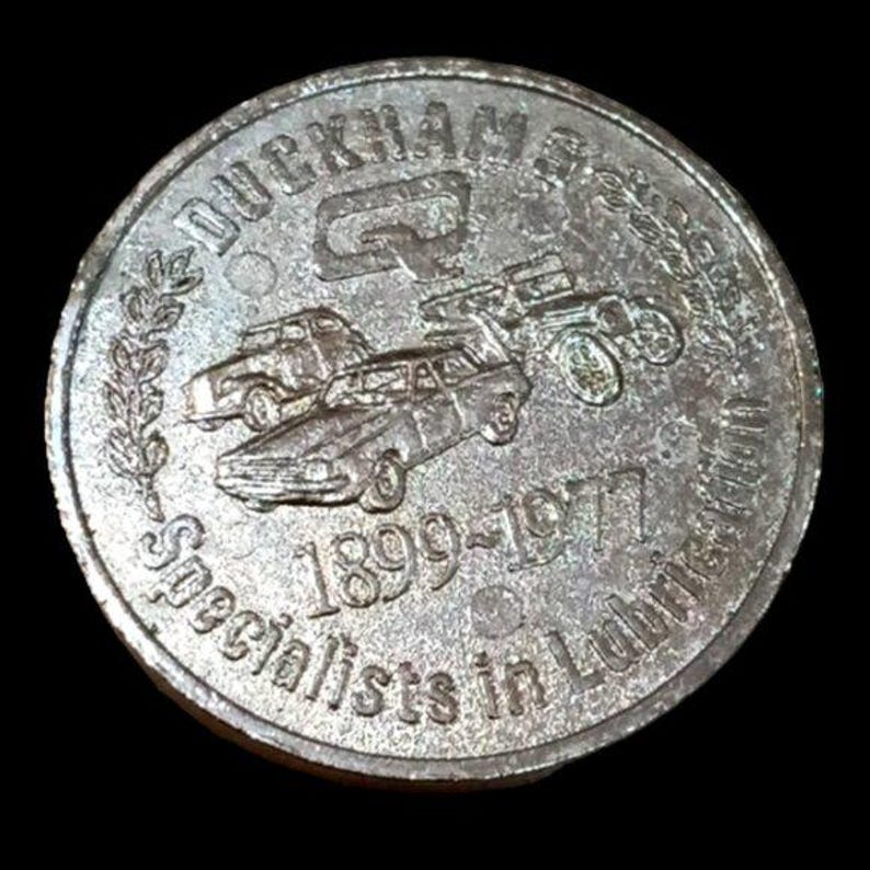 1977 Queen Elizabeth II Silver Jubilee Duckham's Collectable Aluminum ...