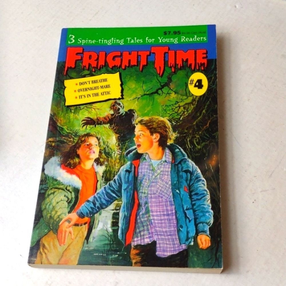Vintage 1995 Lot of 5 Fright Time Kids Books With 3 Spine Tingling ...