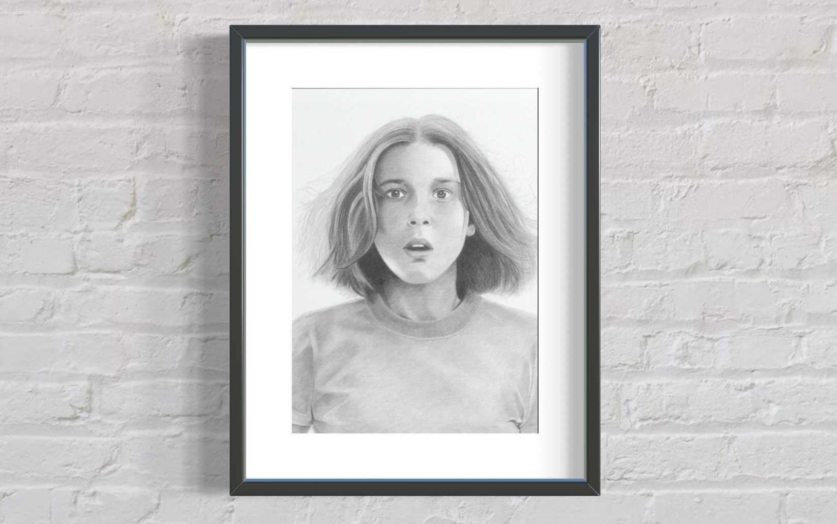Eleven / El Stranger Things Portrait Print Movie Print Art Home Decor ...