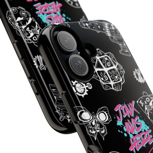 Arcane Graphics Jinx Tough Phone Cases Arcane Vi Powder Netflix League ...