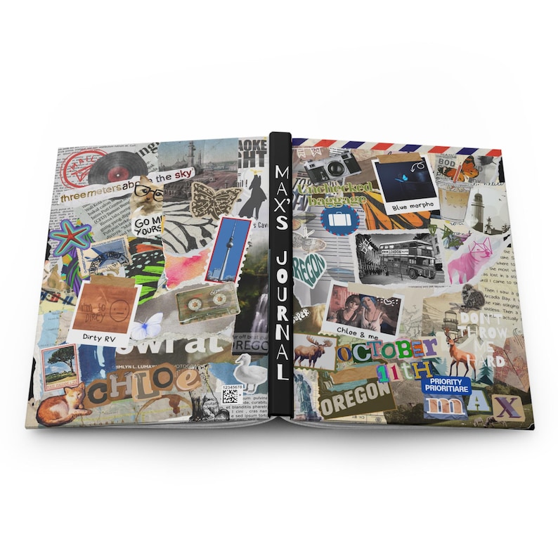 Life is Strange Max Journal Inspired Scrap Book Design Notebook | Life ...
