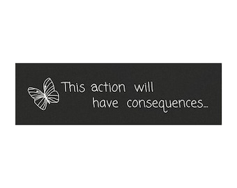 Life is Strange Bumper Sticker Gaming Arcadia Bay This Action Will Have ...