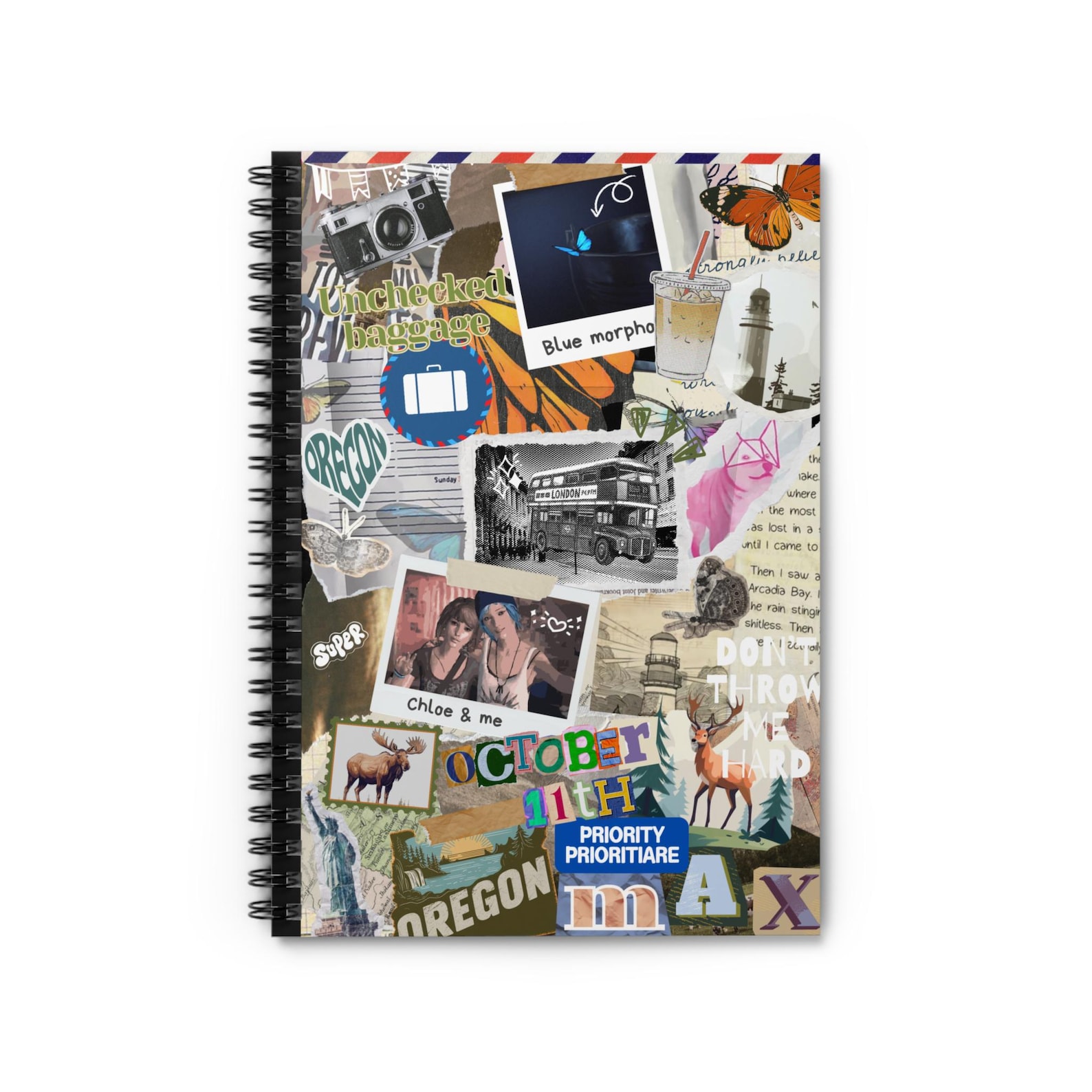 Life is Strange Max Journal Inspired Scrap Book Design Notebook | Life ...
