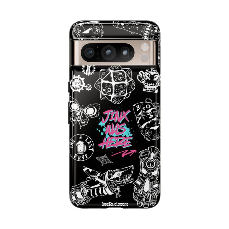 Arcane Jinx Line Art Tough Phone Cases | Arcane | Vi | Powder | Netflix ...