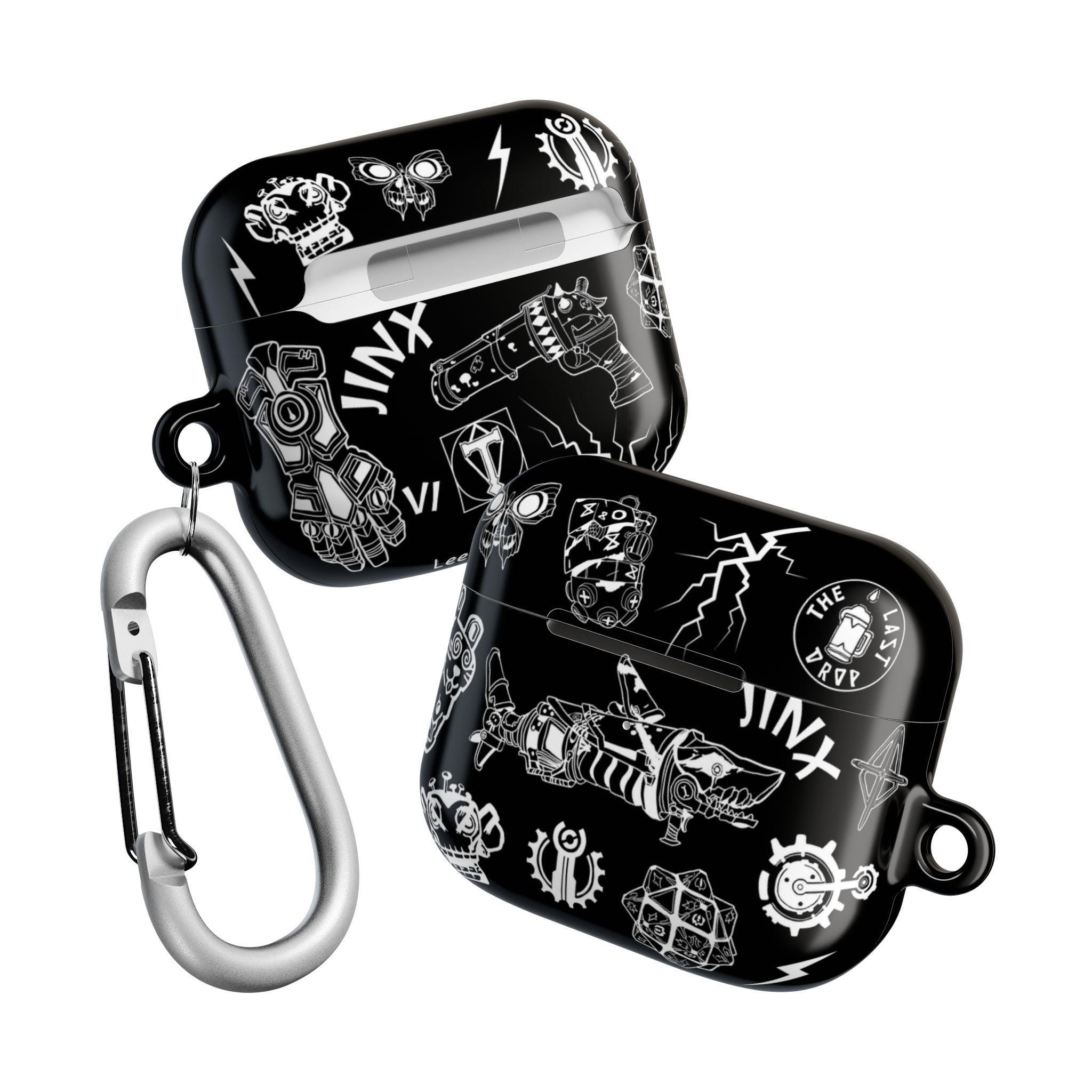 Arcane Hand-drawn Line Art AirPod Cases, AirPod 1 2 3 Pro Cover, Unique ...