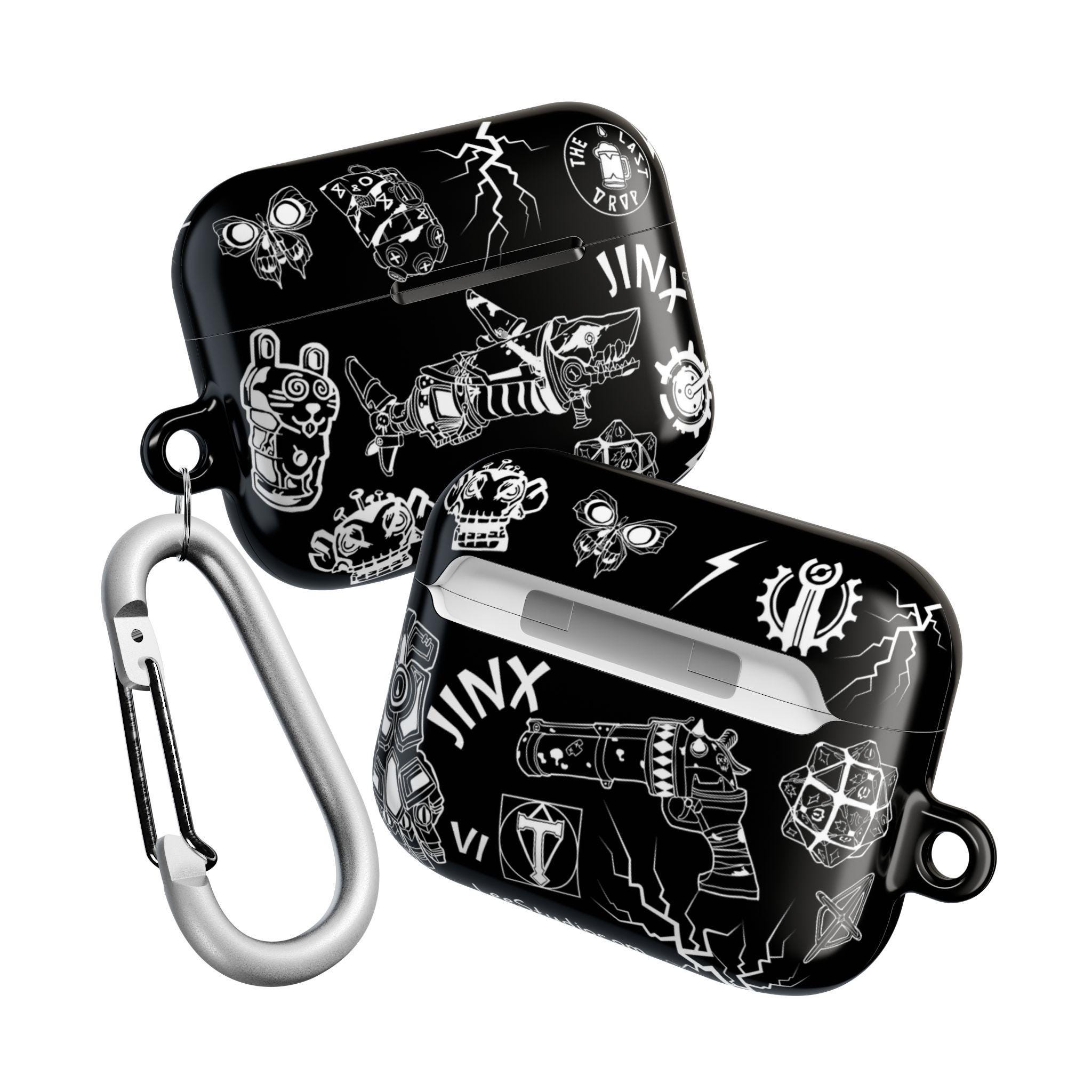 Arcane Hand-drawn Line Art AirPod Cases, AirPod 1 2 3 Pro Cover, Unique ...