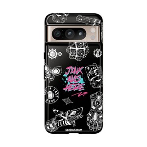 Arcane Graphics Jinx Tough Phone Cases Arcane Vi Powder Netflix League ...
