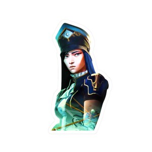 Arcane Caitlyn Vinyl Sticker | Jinx | League of Legends | Game | Gaming ...